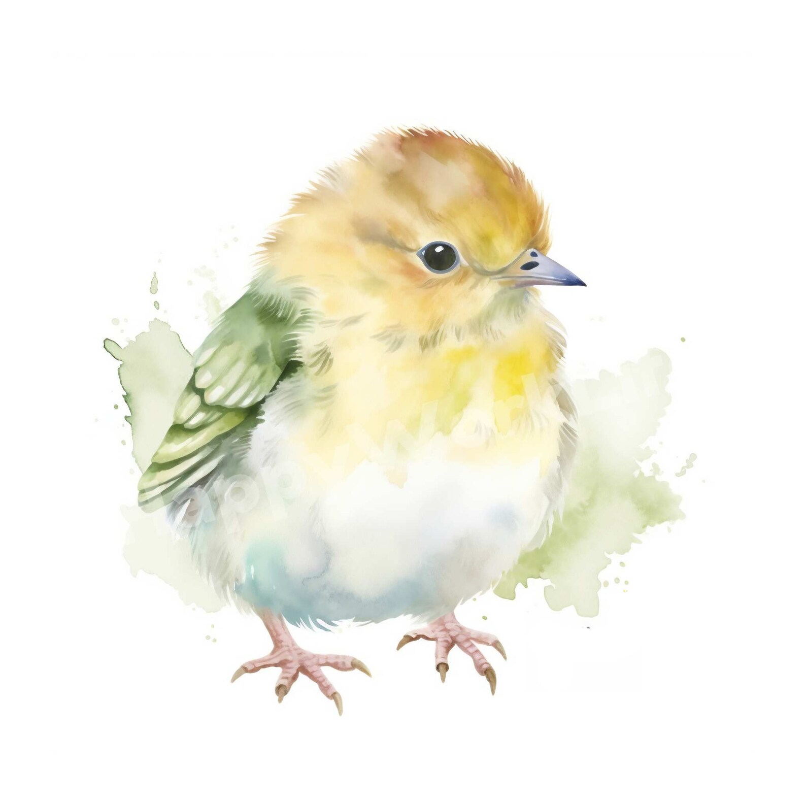 Set of 10 Cute Baby Bird Clipart - High Quality Jpgs - Clipart Birds ...