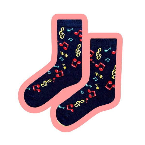 Music Socks - Etsy