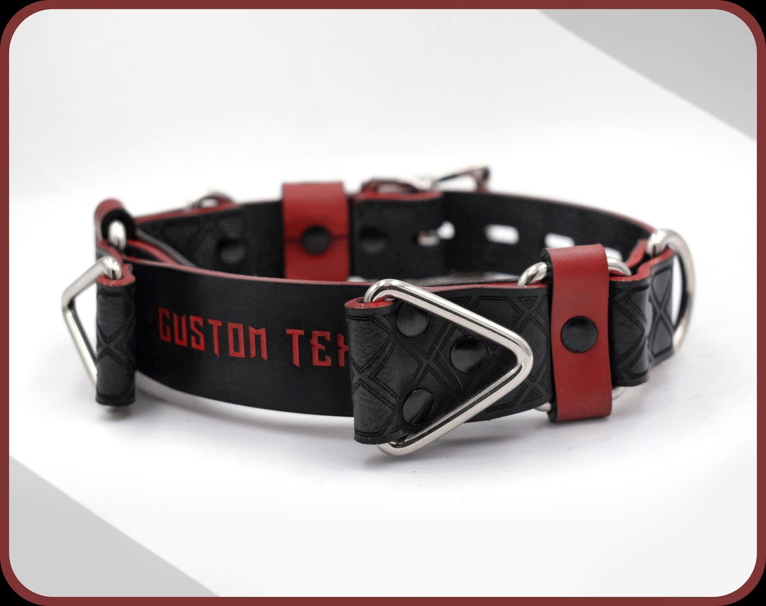 Geniune Leather Choking Collar - Etsy