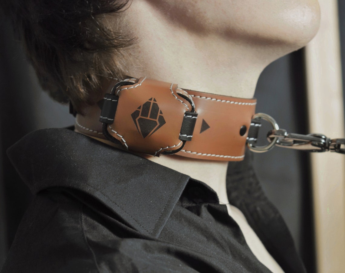 Pishock Genuine Leather Locking Shock Collar, Custom Puppy Training ...