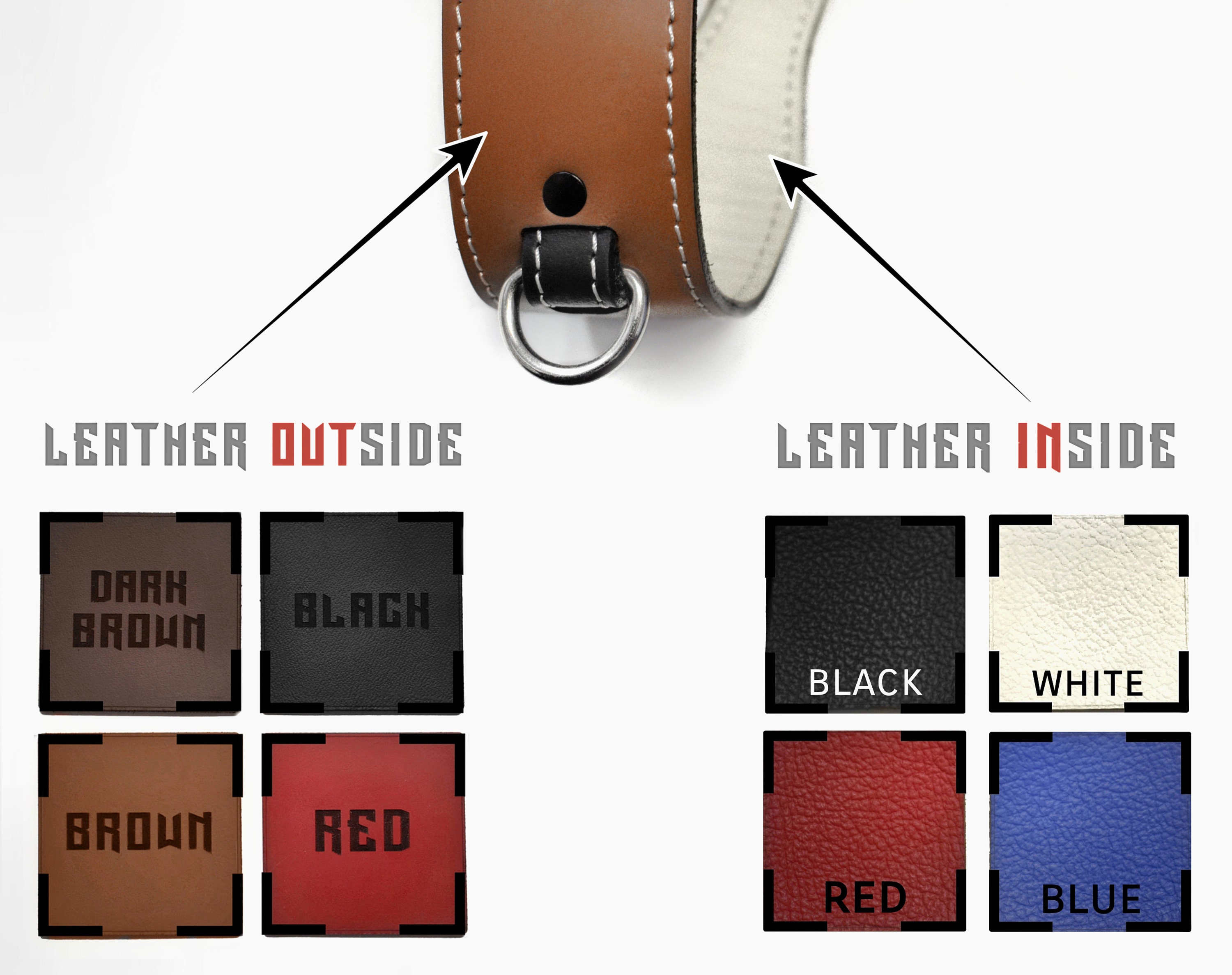 Pishock Genuine Leather Locking Shock Collar, Custom Puppy Training ...