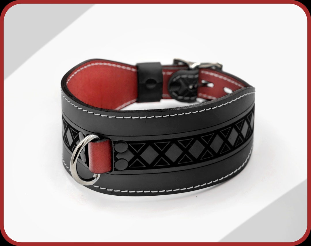 Real Leather Handcrafted Collar, Handmade Custom Choker, Genuine ...