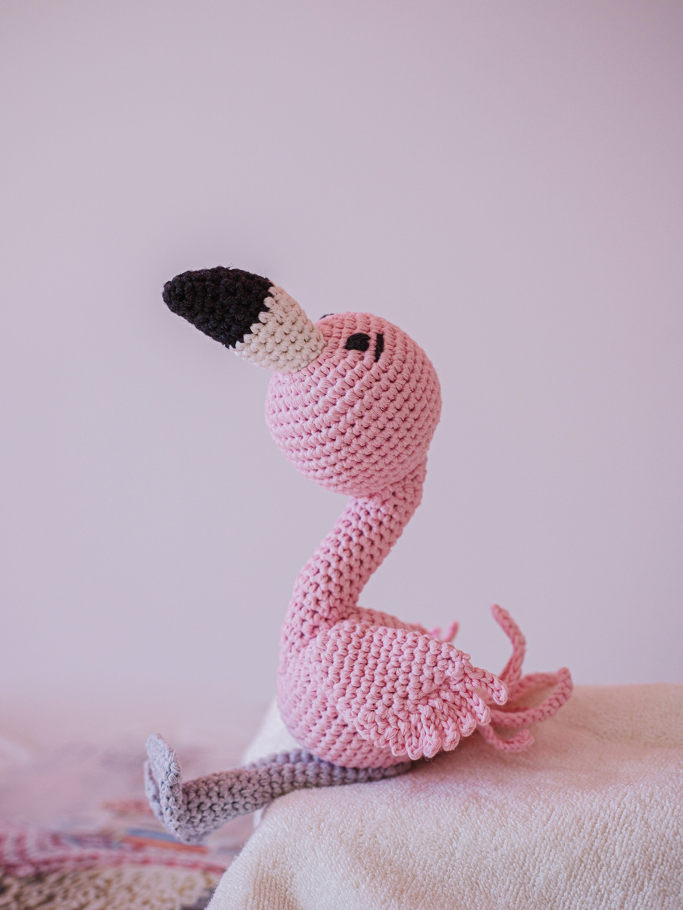 Pink Flamingo, Crochet Flamingo, Flamingo, Amigurumi Flamingo, Flamingo ...