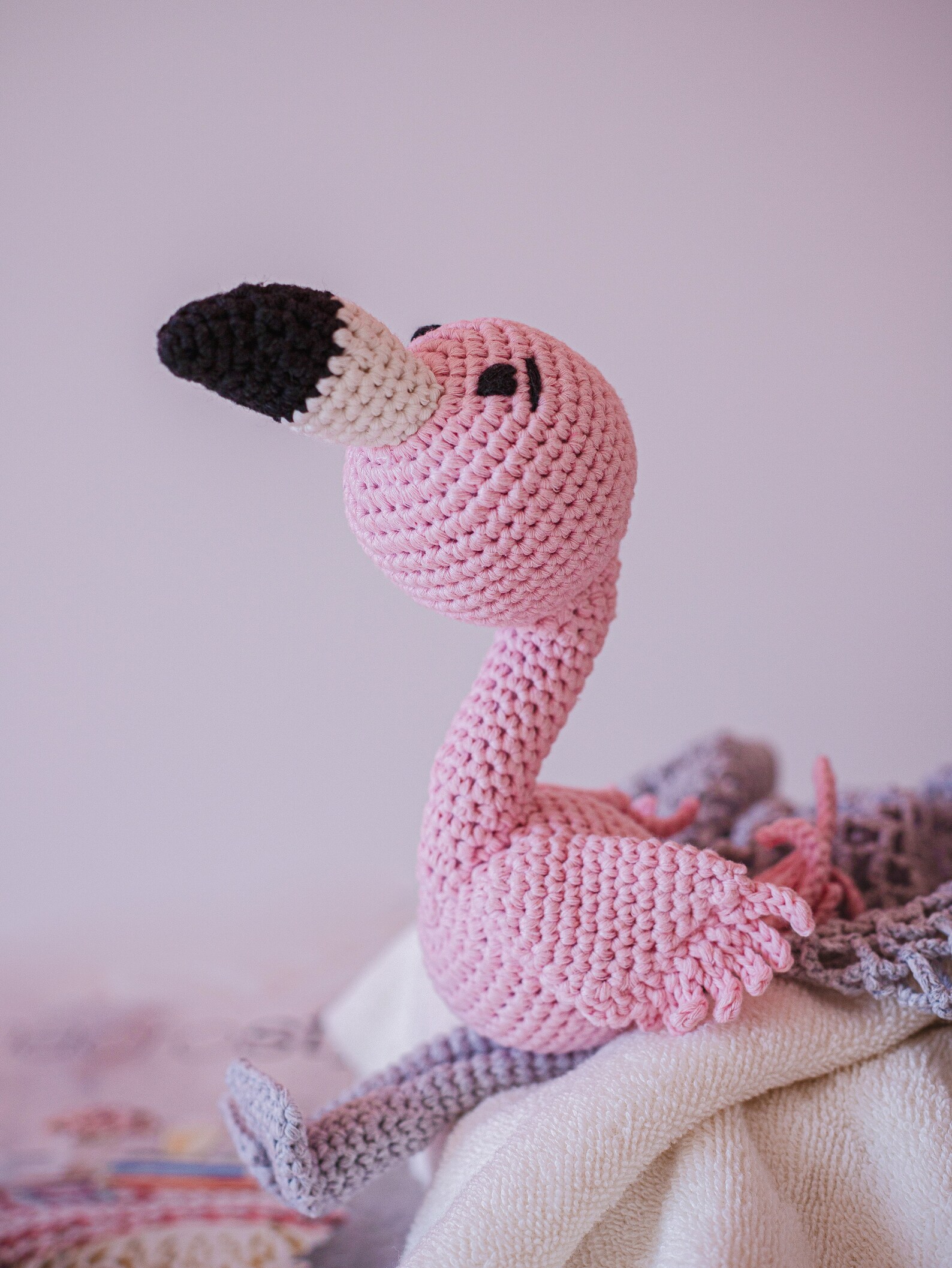 Pink Flamingo, Crochet Flamingo, Flamingo, Amigurumi Flamingo, Flamingo ...