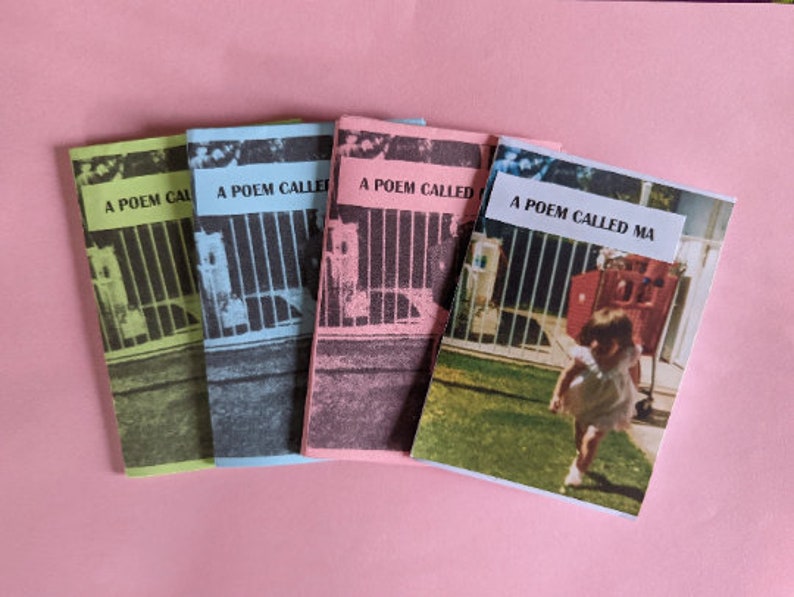 A Poem Called Ma Poetry Zine Printable - Etsy Australia