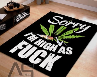 Weed Pattern Carpet - Etsy