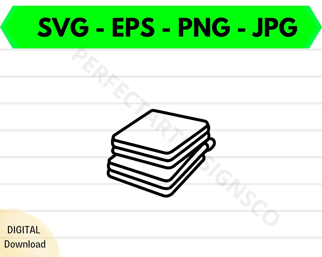 Sticky Notes Outline Svg, Sticky Notes Cricut Cutfile, Sticky Notes ...