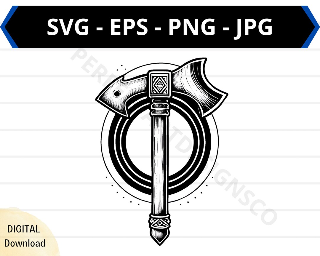 Axe Vector Image Clipart, Axe Svg Axe Cutting File Cricut Silhouette ...