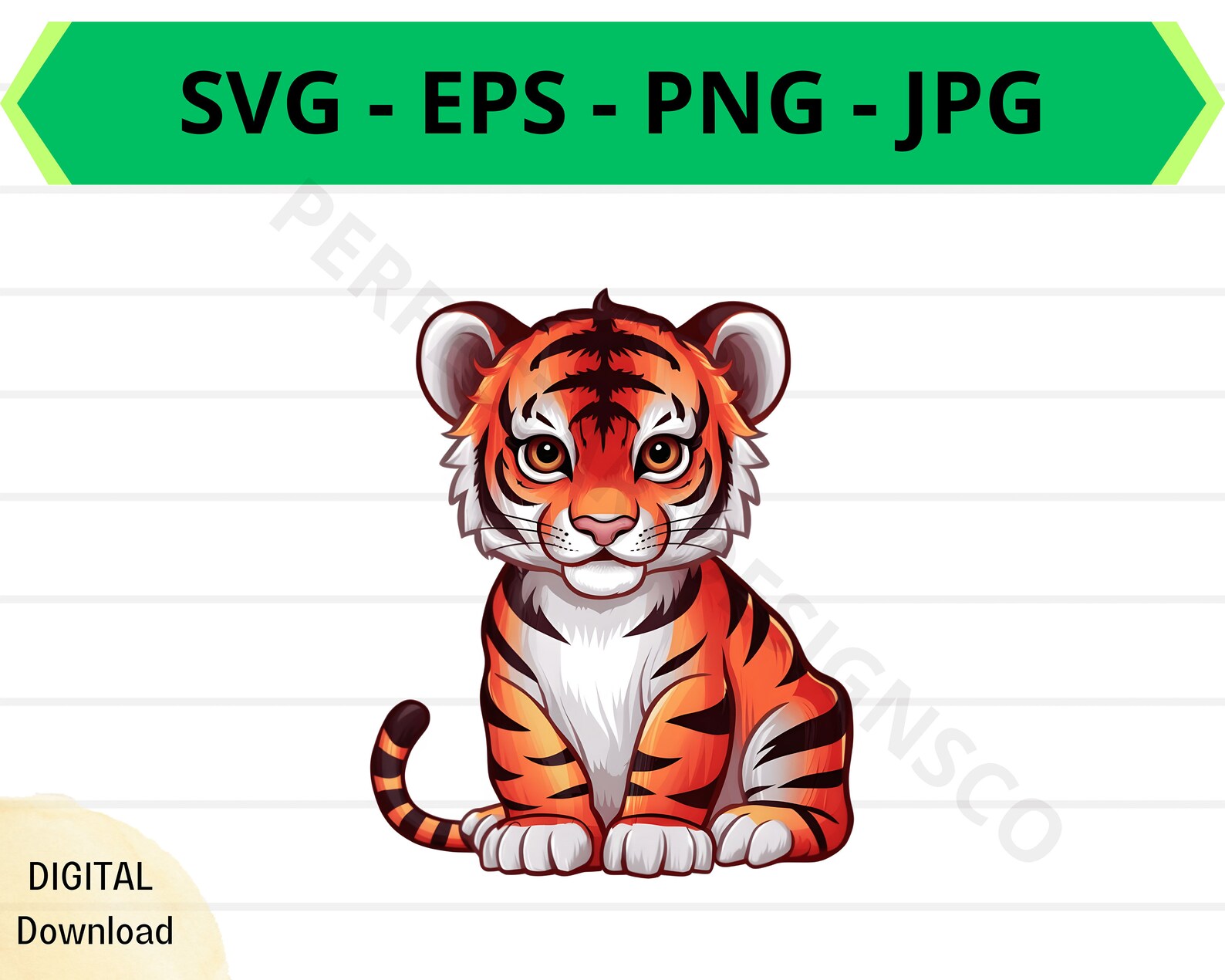 Tiger Cub Svg, Tiger Cub Clipart, Tiger Cub Svg Shirt, Svg File for ...