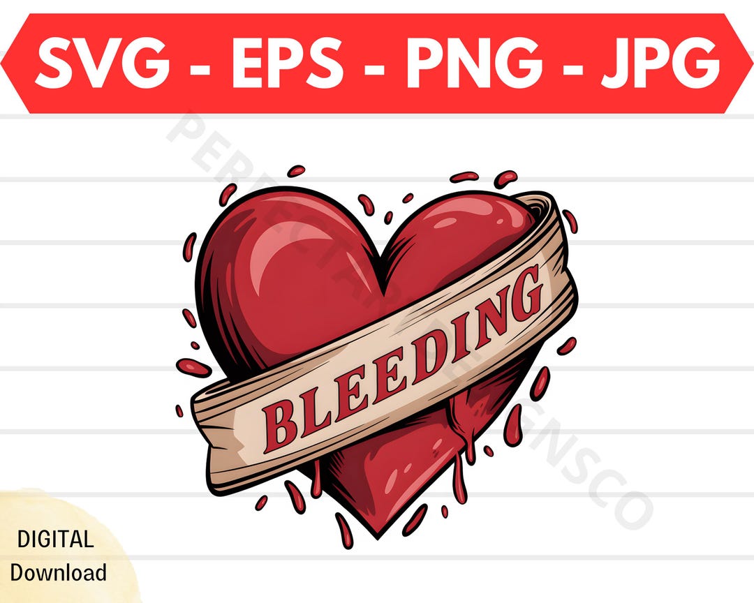 Bleeding Heart Svg, Bleeding Heart Png Clipart, Bleeding Heart Cricut ...