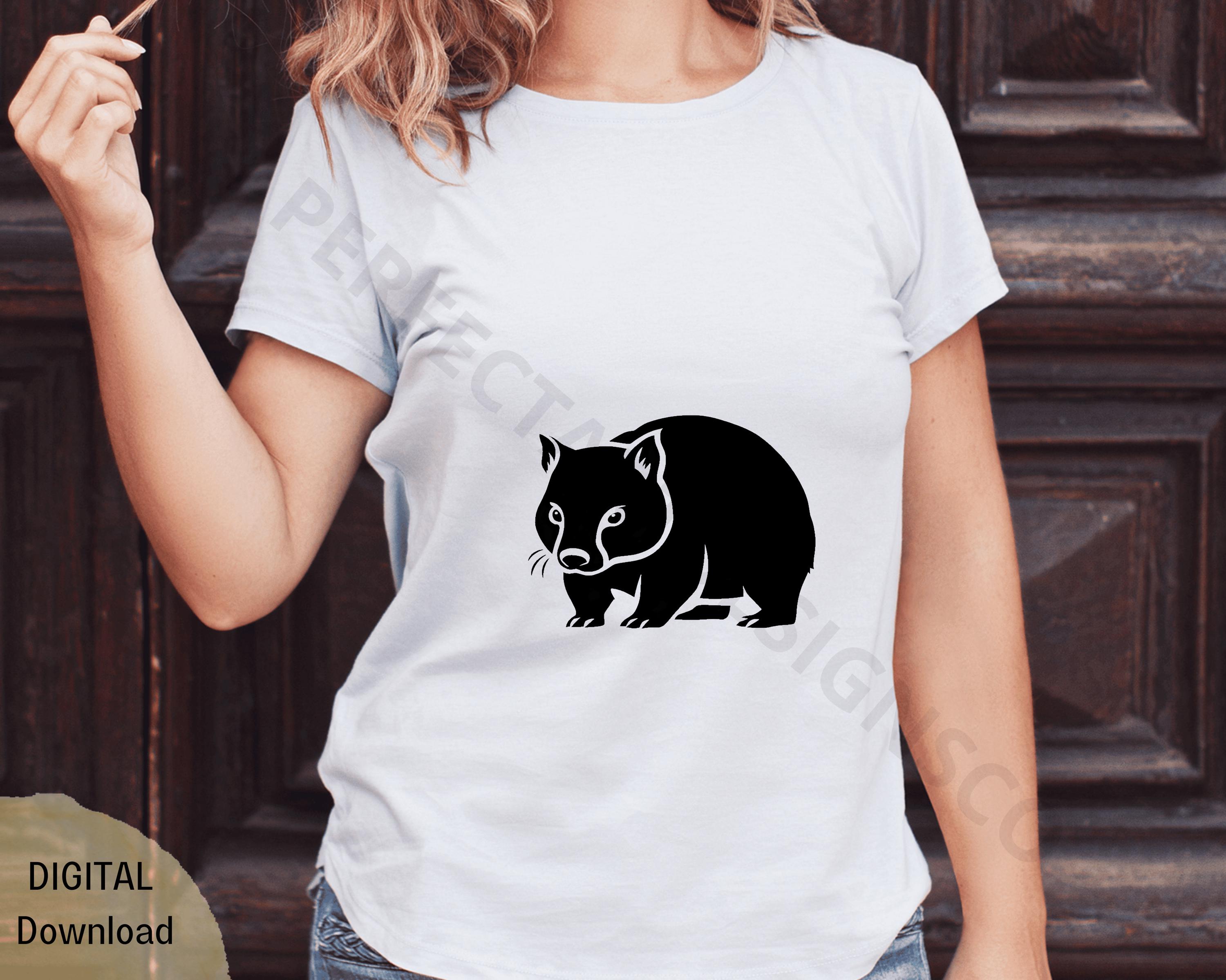 Wombat Silhouette Svg File, Wombat Cutting Svg File for Cricut, Wombat ...