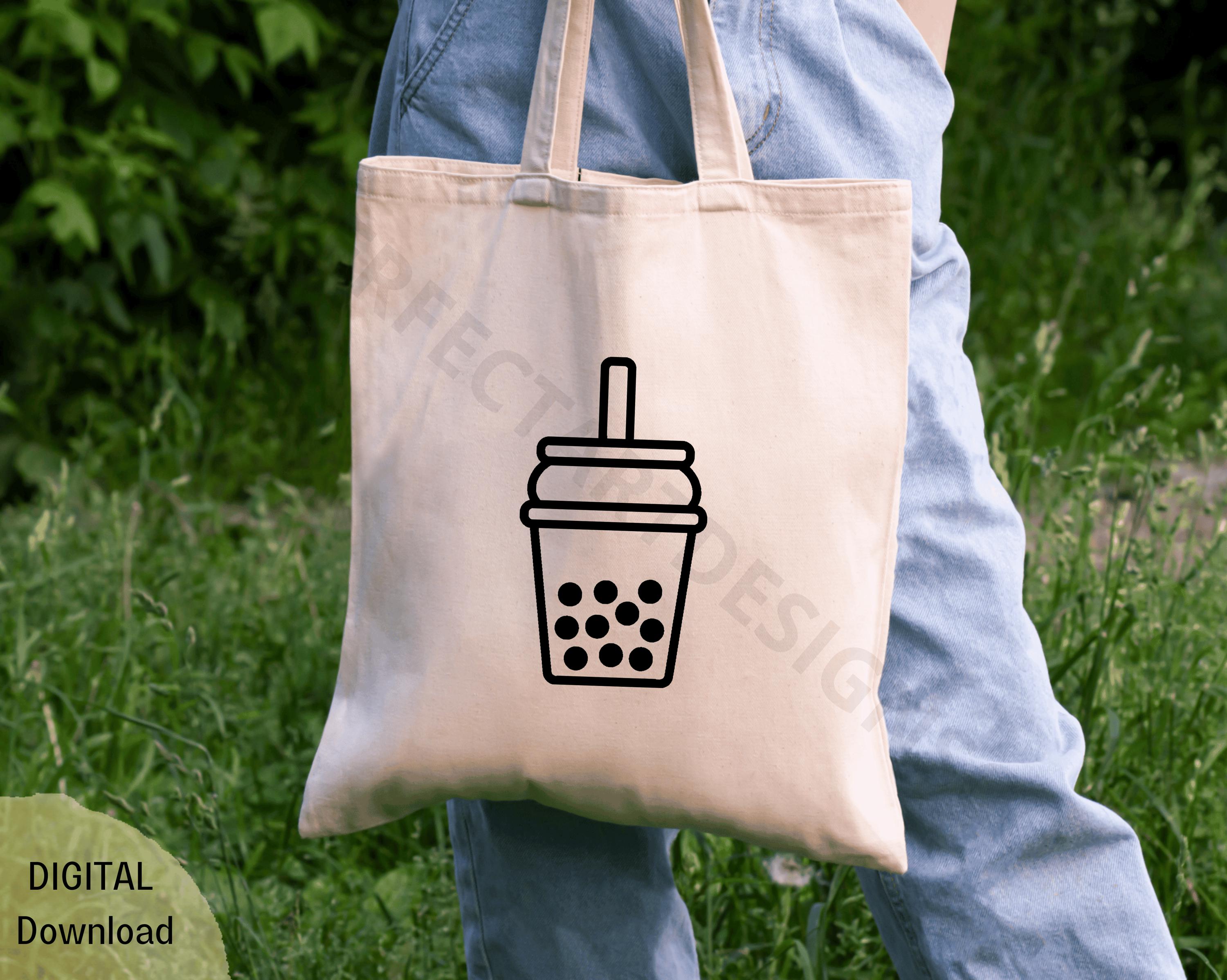 Boba Tea Icon Svg Cut File for Cricut, Silhouette, Boba Sign Cutfile ...