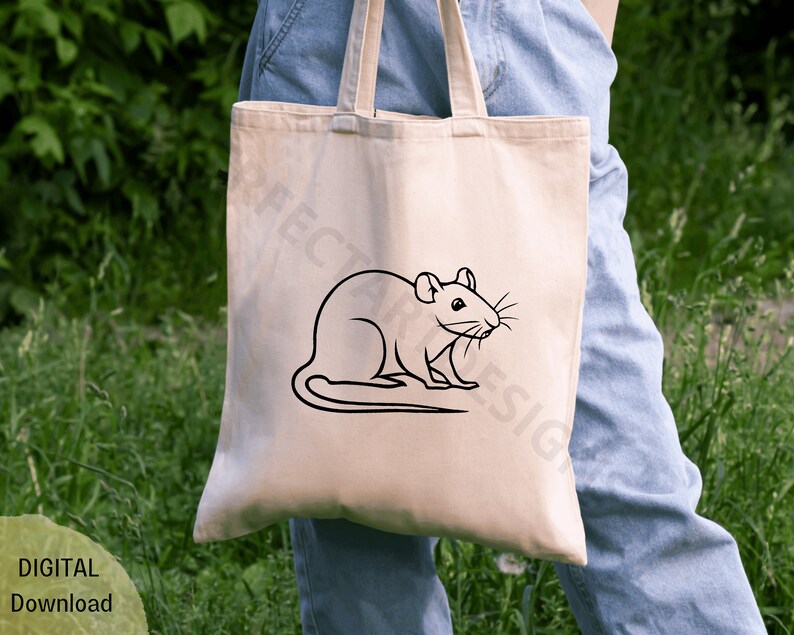 Rat Outline Svg, Rat Clipart, Rat Svg for Shirt, Svg File for Cricut ...