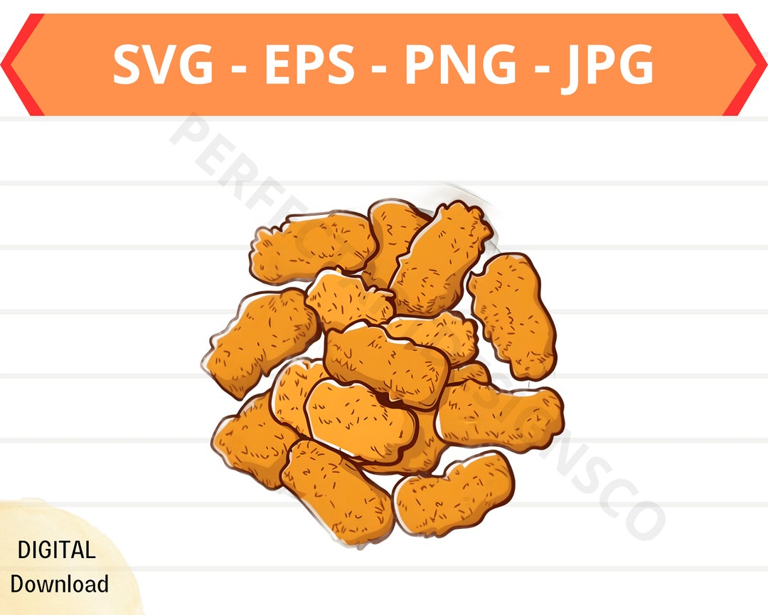 Chicken Nuggets Svg, Chicken Nuggets Clipart, Chicken Nuggets Svg Shirt ...