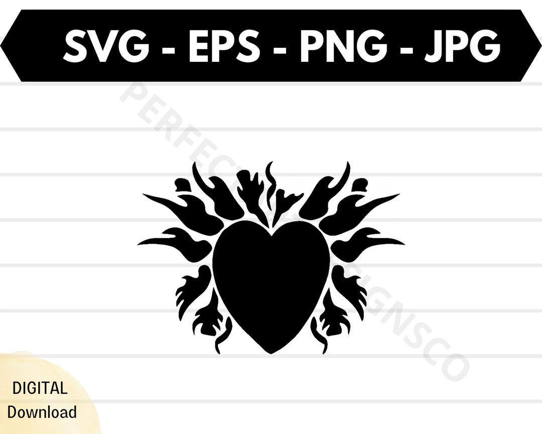 Corazon Silhouette Svg, Corazon Outline, Corazon Cricut, Corazon ...