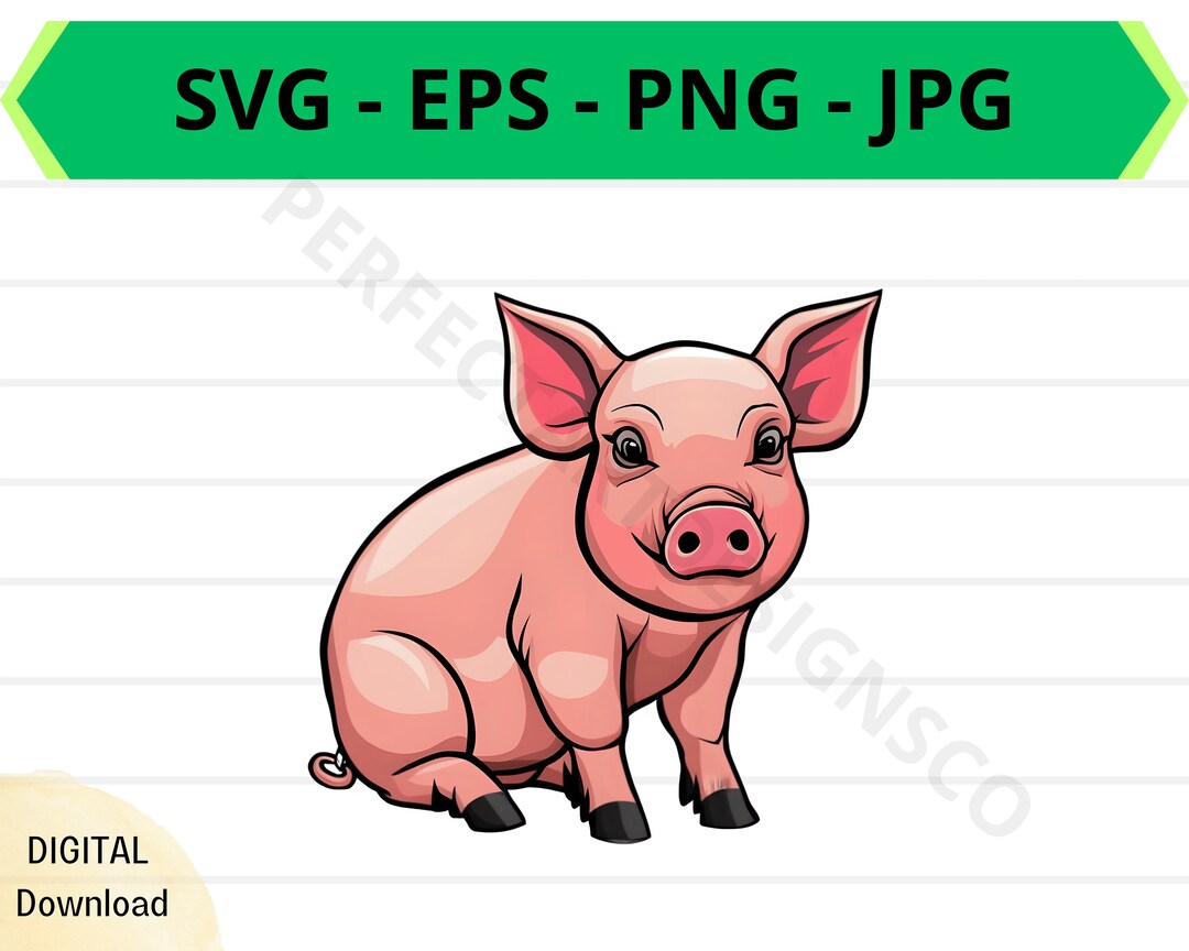 Piglet Svg, Piglet Clipart, Piglet Svg for Shirt, Svg File for Cricut ...
