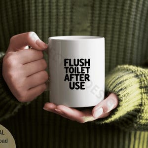 Flush the Toilet After Use Icon Svg Cut File, Flush the Toilet After ...