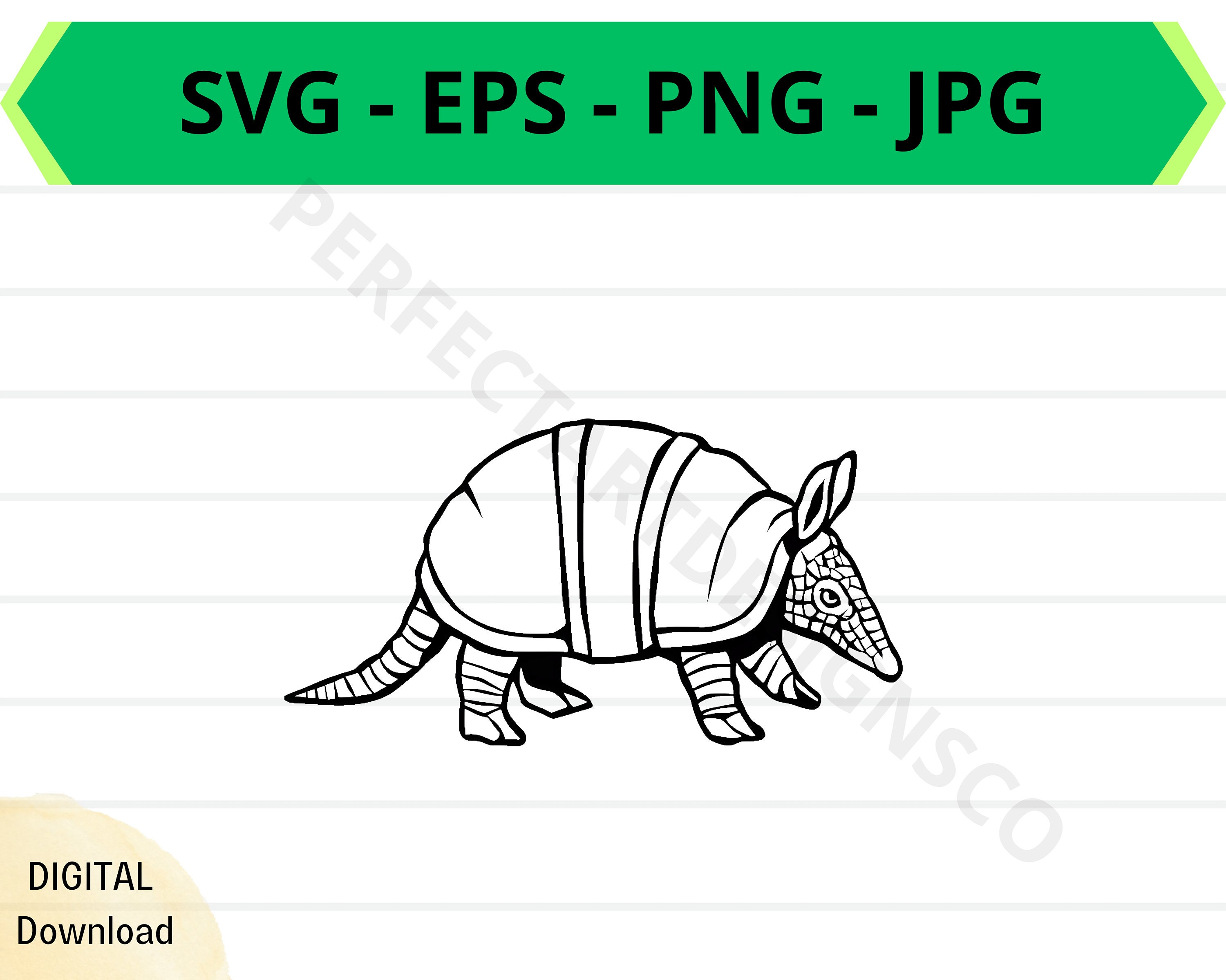 Armadillo Outline Svg, Armadillo Clipart, Armadillo Svg for Shirt, Svg ...