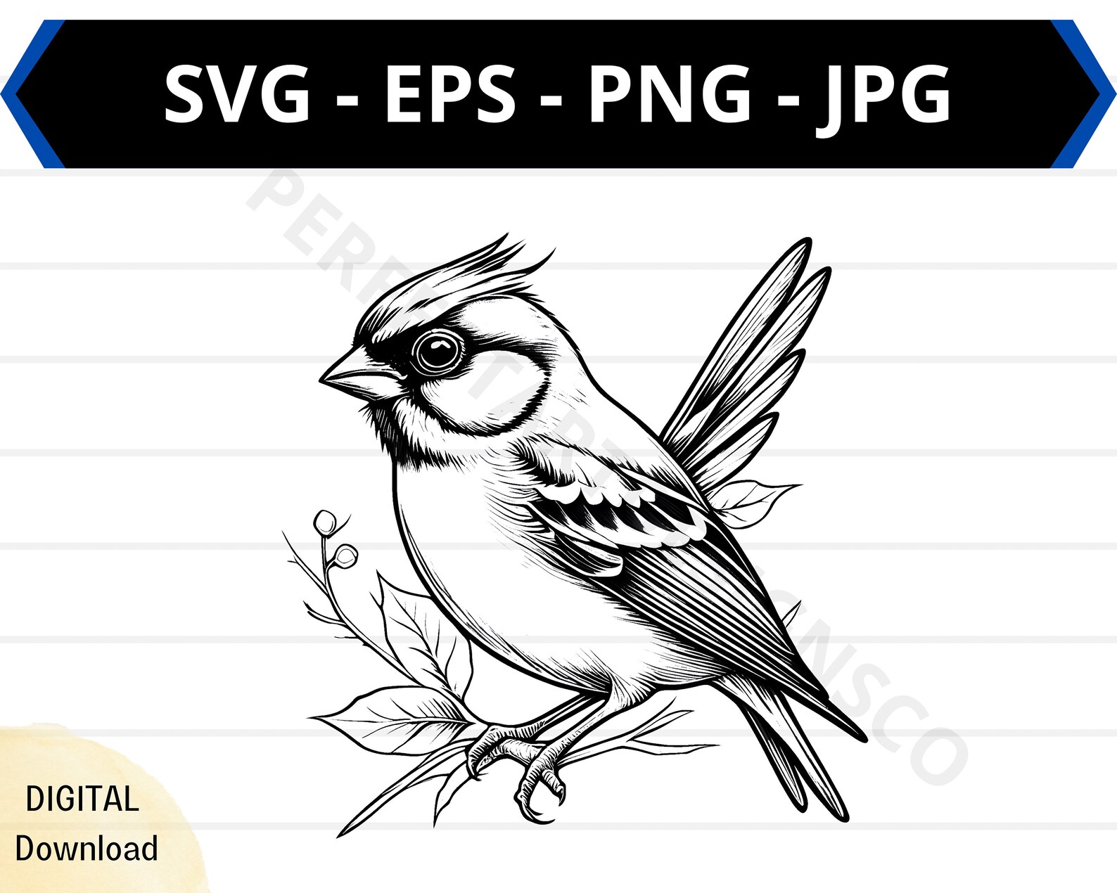 Sparrow Vector Image Clipart, Sparrow Svg Sparrow Cutting File Cricut ...