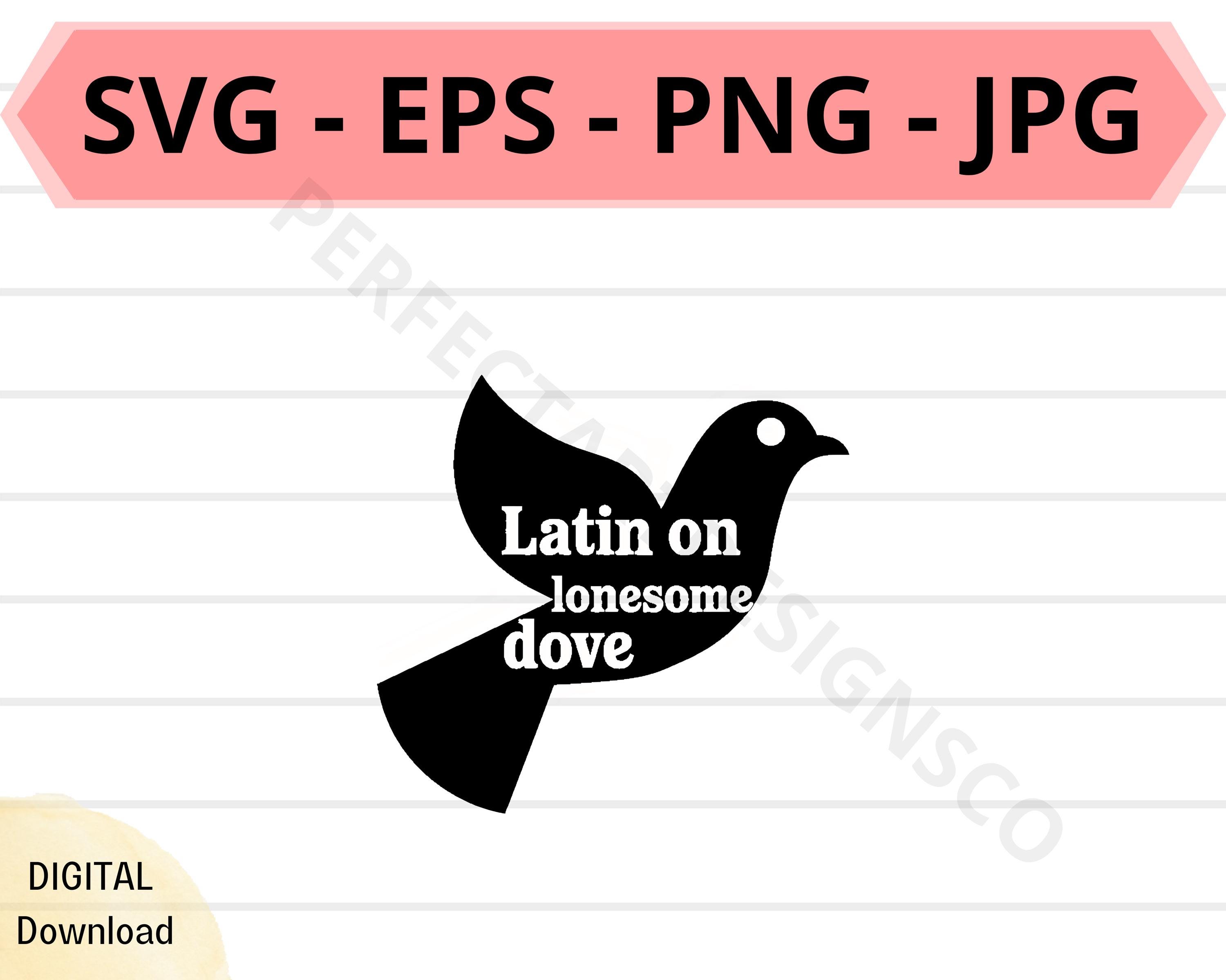 Latin on Lonesome Dove Symbol Svg Cutfile, Latin on Lonesome Dove Sign ...