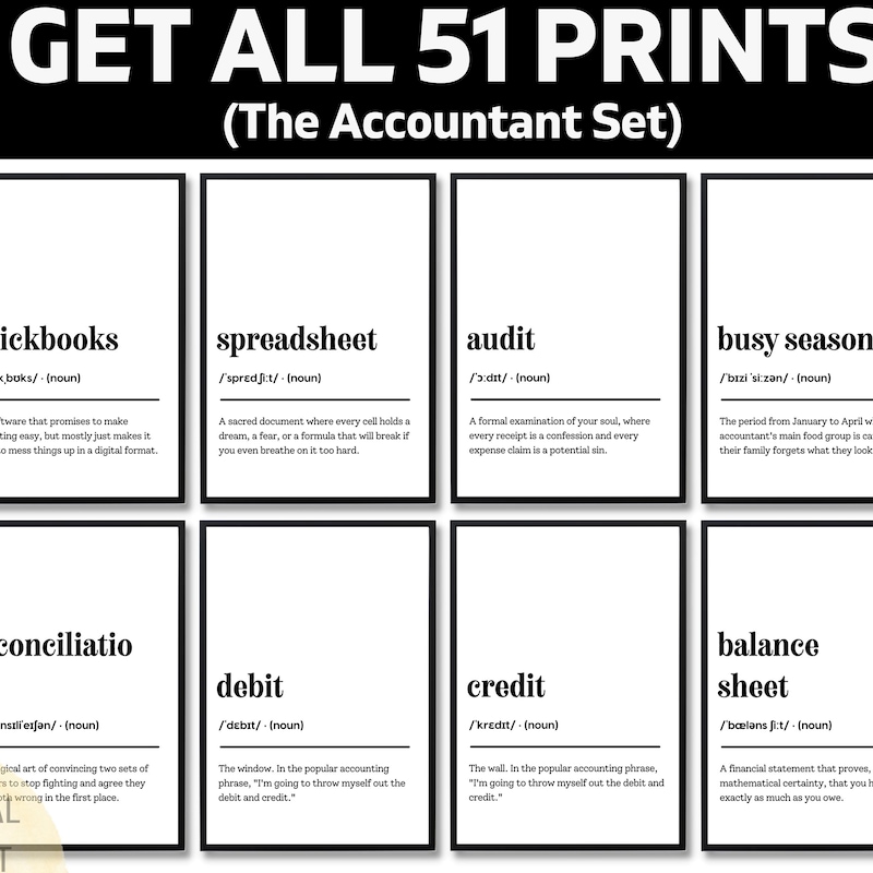 Accountant Poster Gift - 60+ Gift Ideas for 2025