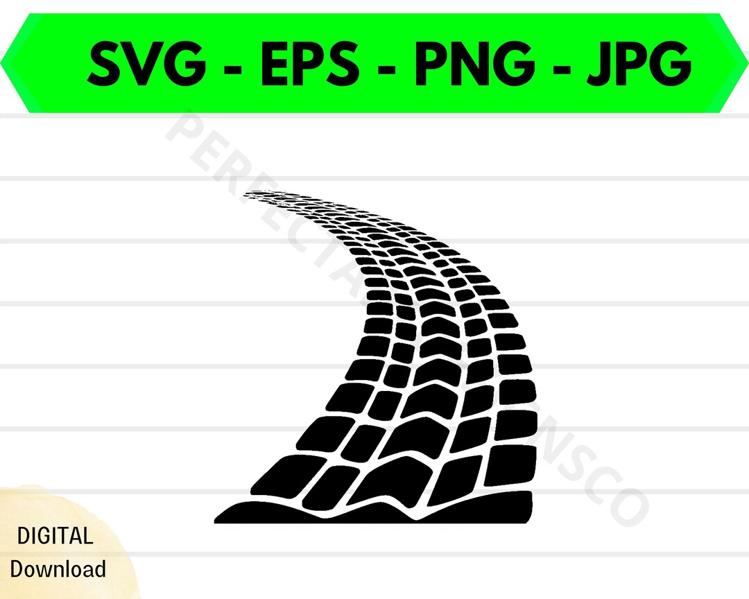 Tire Track Outline Svg, Tire Track Clipart, Tire Track Svg for Shirt ...