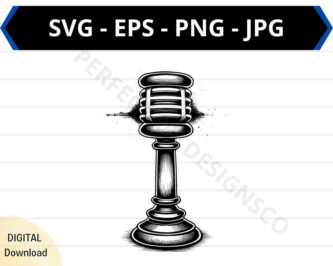 Gavel Tattoo Illustration Svg, Gavel Svg File for Cricut and Silhouette ...