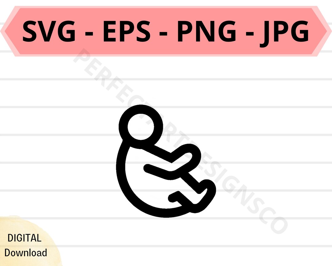 Birth Symbol Svg Cutfile, Birth Sign, Birth Icon, Birth Cutting Svg ...