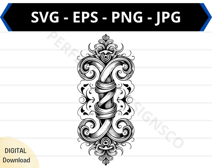 Scroll SVG PNG Clipart Bundle Files for Cricut Mega Pack Silhouette ...