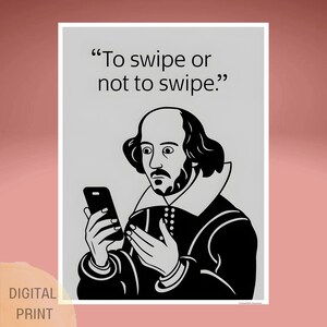 Funny Shakespeare English Poster Set Bundle of 2, Funny English ...