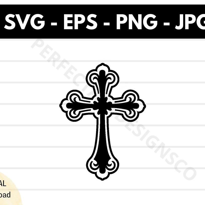 Cross Outline - Etsy