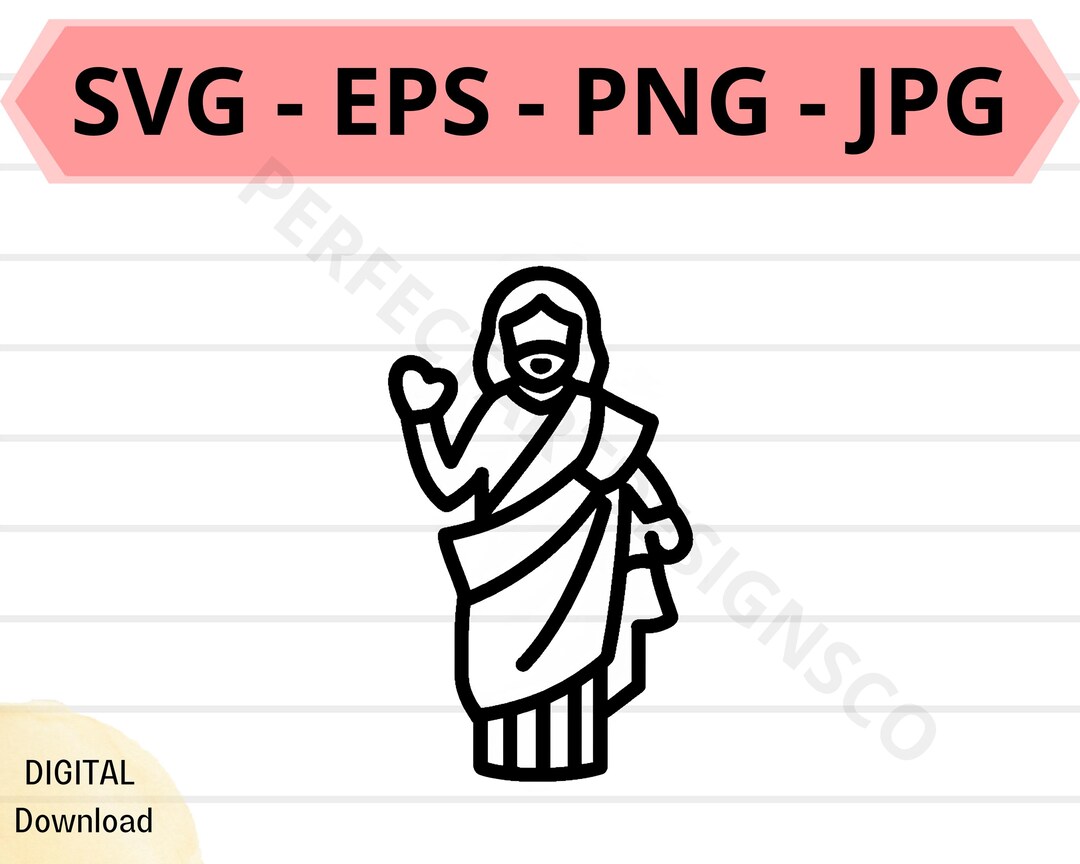 Christ Bridegroom Icon Svg Cut File for Cricut, Silhouette, Christ ...