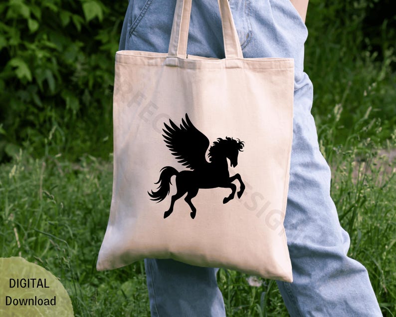 Pegasus Silhouette Svg, Pegasus Outline, Pegasus Cricut, Pegasus ...