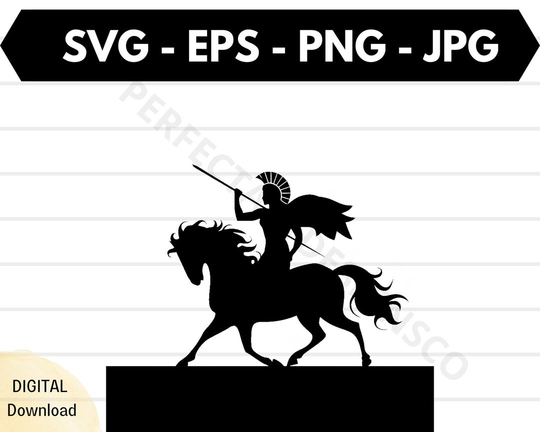 Greek Myth Silhouette Svg File, Greek Myth Cutting Svg File for Cricut ...