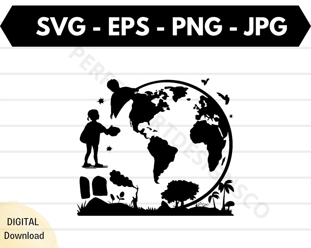 Earth Science Silhouette Svg, Earth Science Outline, Earth Science ...