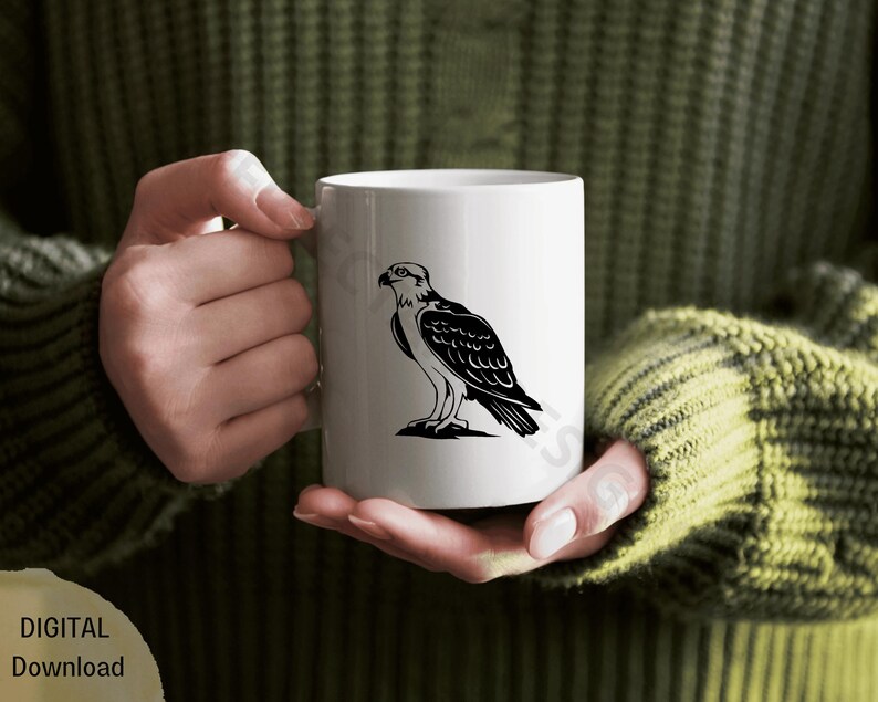 Osprey Silhouette Svg File, Osprey Cutting Svg File for Cricut, Osprey ...