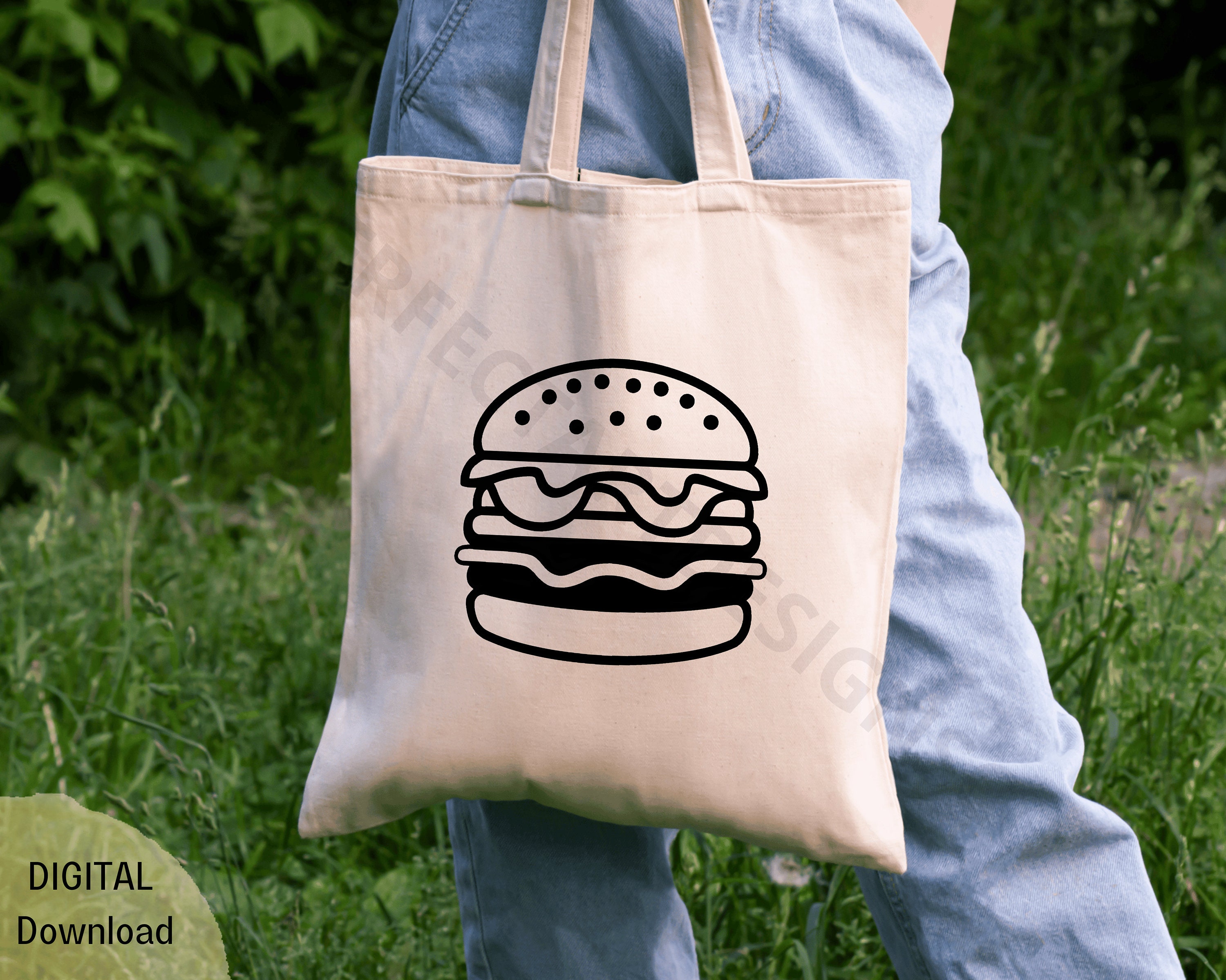 Burger Outline Svg, Burger Clipart, Burger Svg for Shirt, Svg File for ...