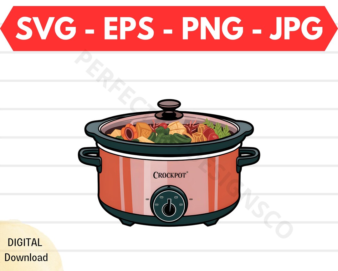 Crockpot Svg, Crockpot Clipart, Crockpot Svg for Shirt, Svg File for ...