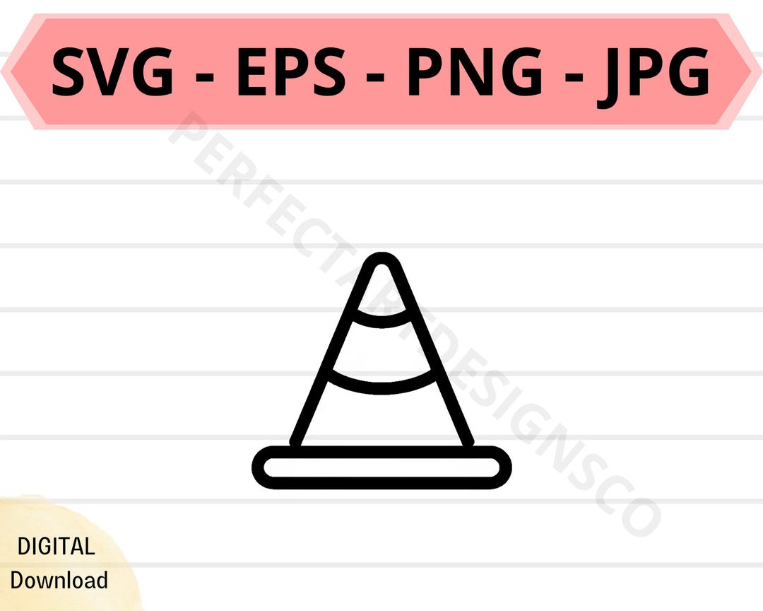 Construction Cone Sign Svg, Construction Cone Icon File, Construction ...