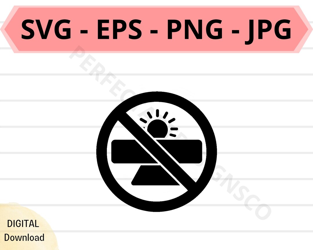 Do Not Disturb Light Sign Svg, Do Not Disturb Light Icon File, Do Not ...