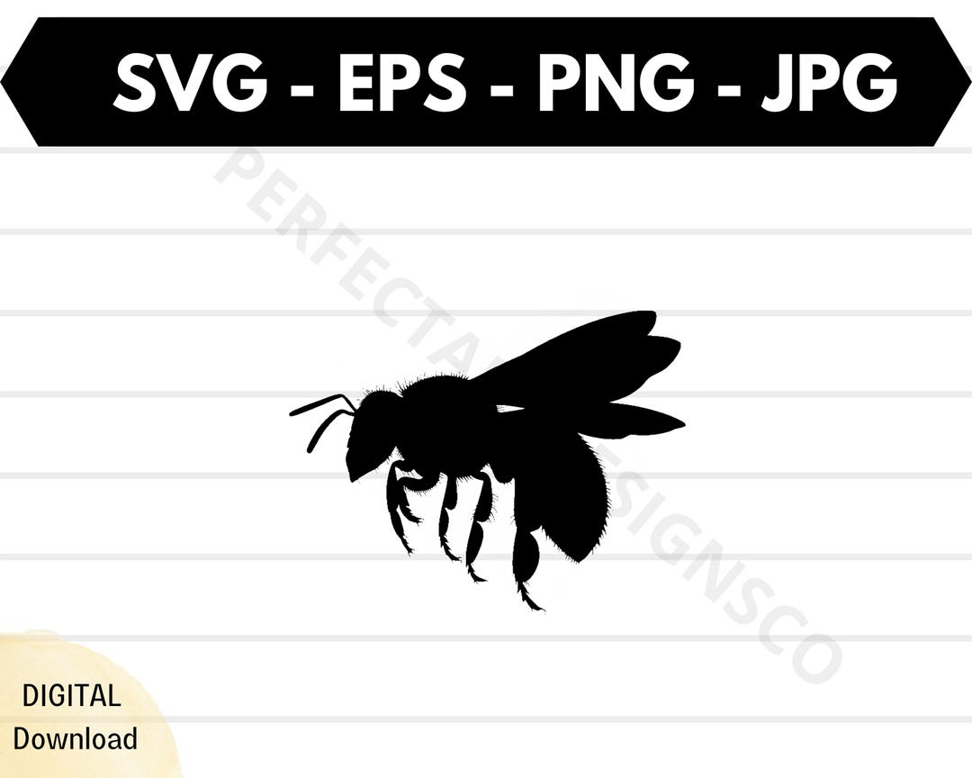Buzzing Bee Silhouette Svg, Buzzing Bee Cricut, Buzzing Bee Shirt ...
