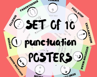 Funny Grammar Posters - Etsy