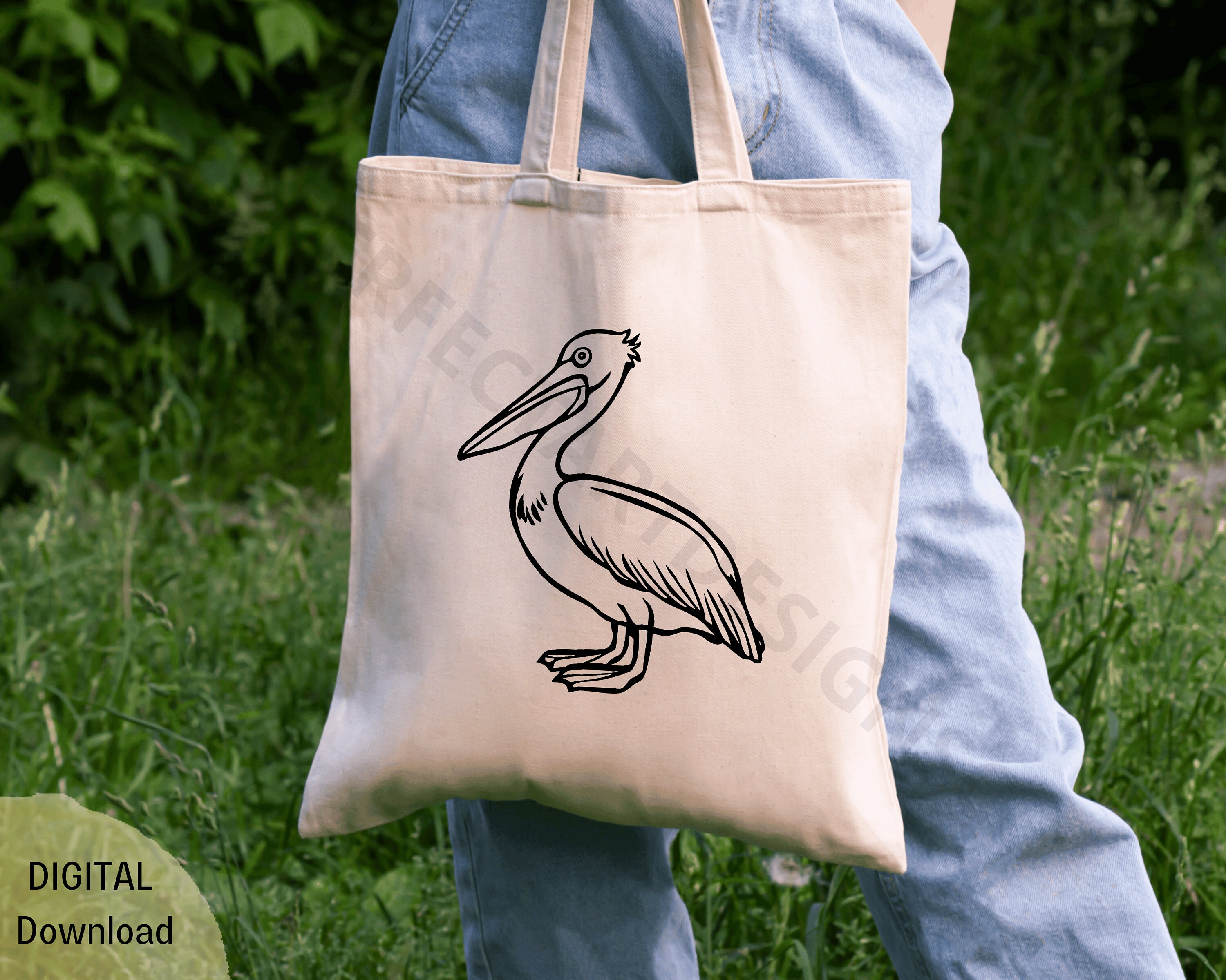 Pelican Outline Svg, Pelican Clipart, Pelican Svg for Shirt, Svg File ...