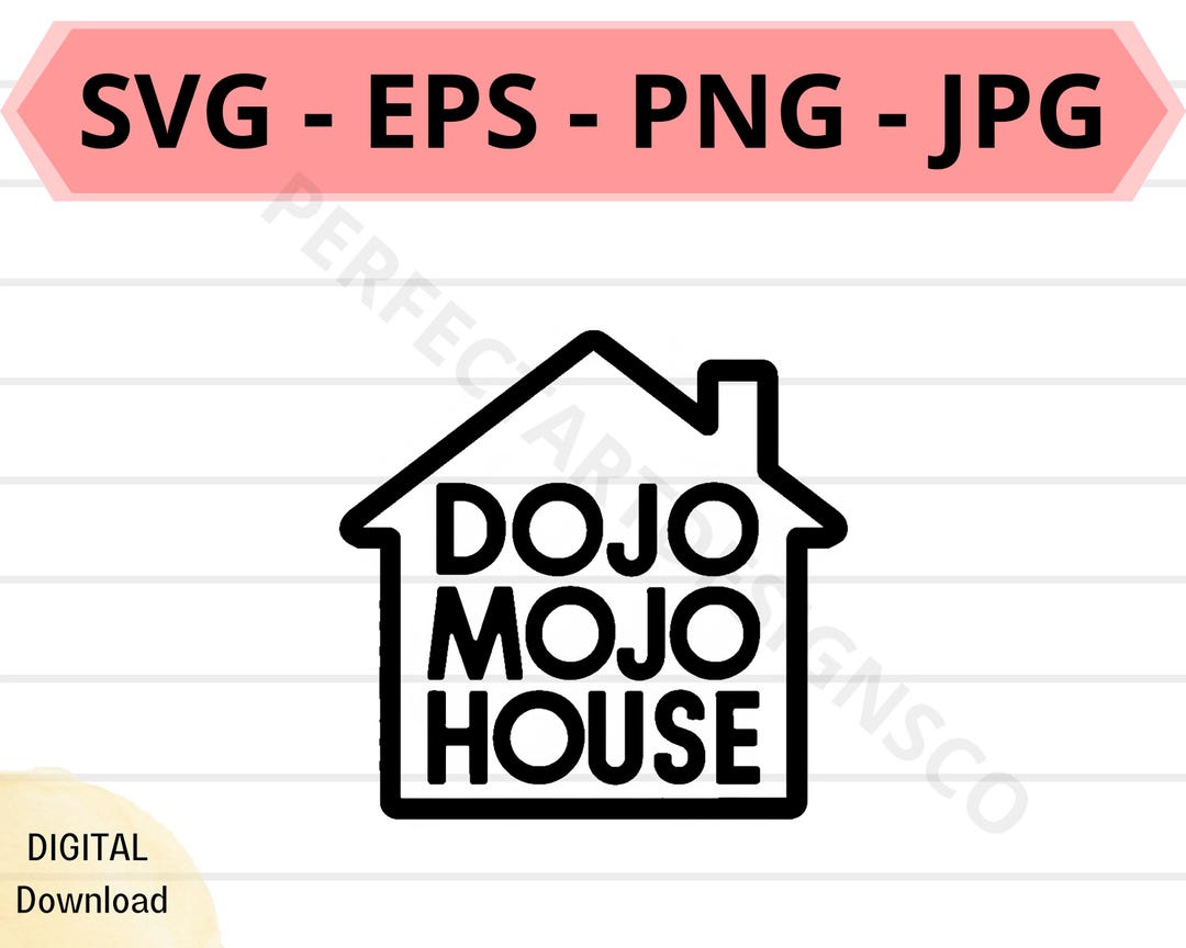 Dojo Mojo Casa House Icon Svg Cut File, Dojo Mojo Casa House Symbol ...