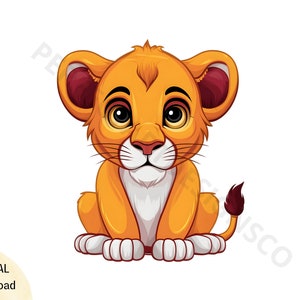 Lion Cub Svg, Lion Cub Clipart, Lion Cub Svg for Shirt, Svg File for ...