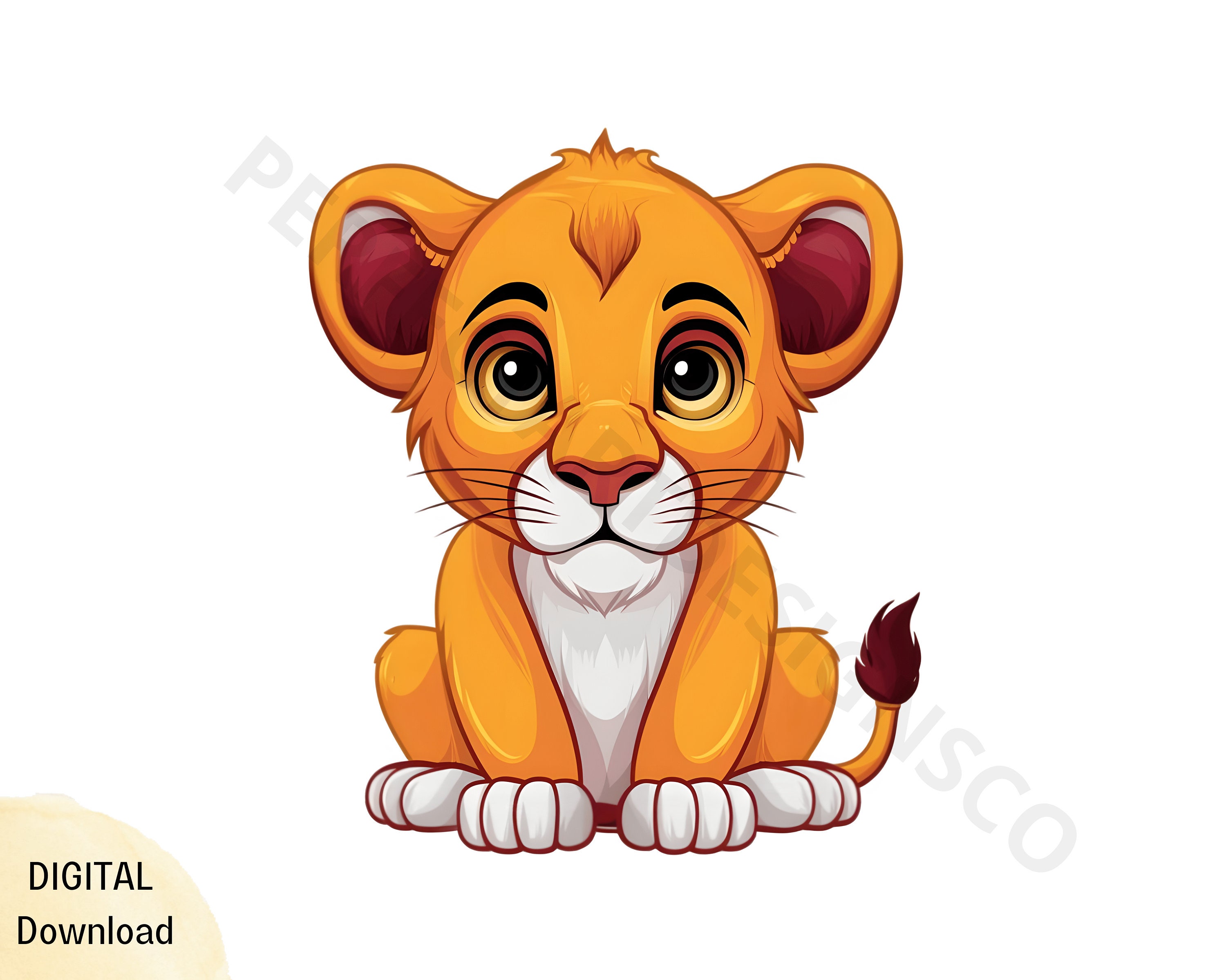 Lion Cub Svg, Lion Cub Clipart, Lion Cub Svg for Shirt, Svg File for ...