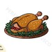 Cooked Chicken Svg File for Cricut, Silhouette, Cooked Chicken Clip Art ...