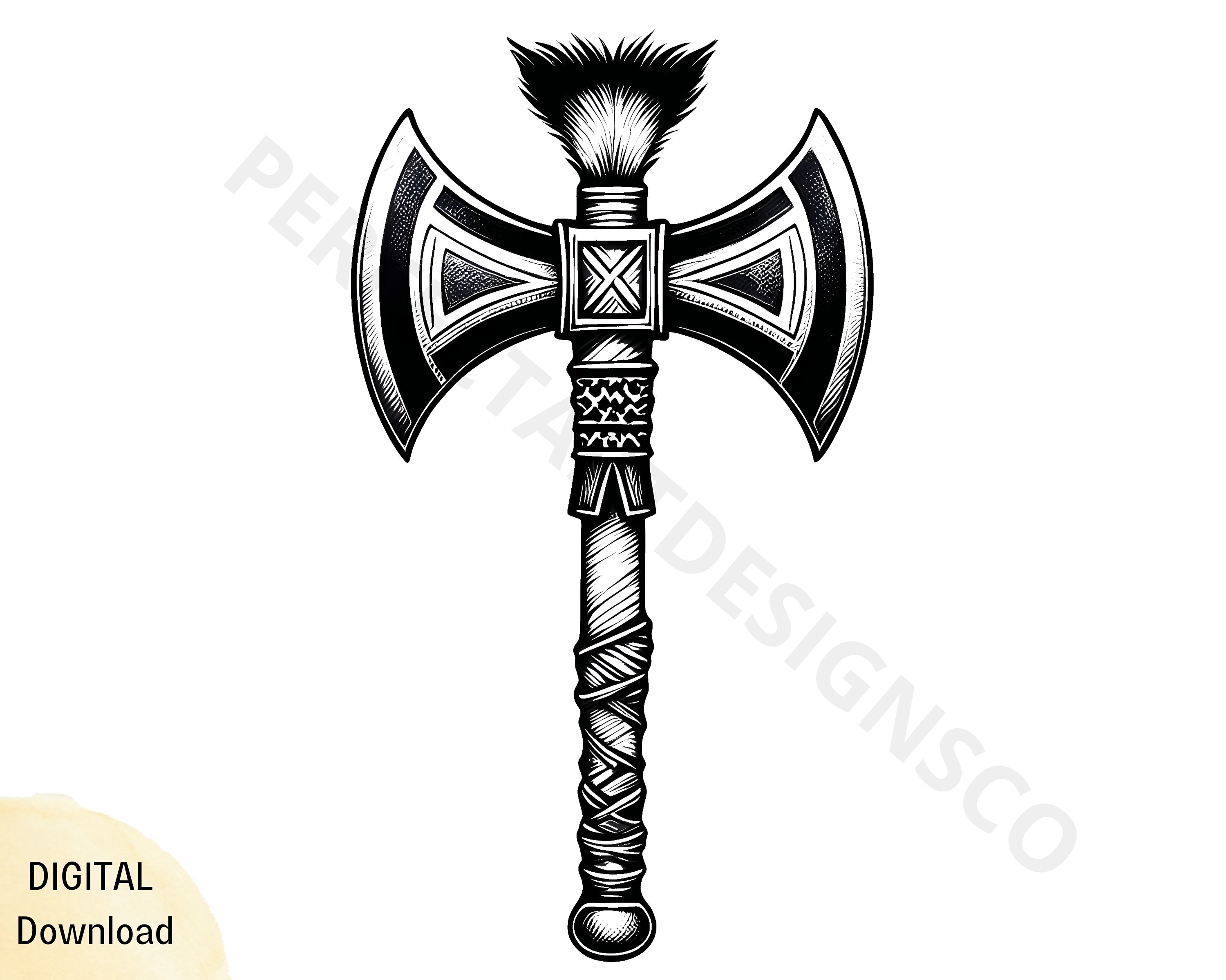 Tomahawk Vector Image Clipart, Tomahawk Svg Tomahawk Cutting File ...