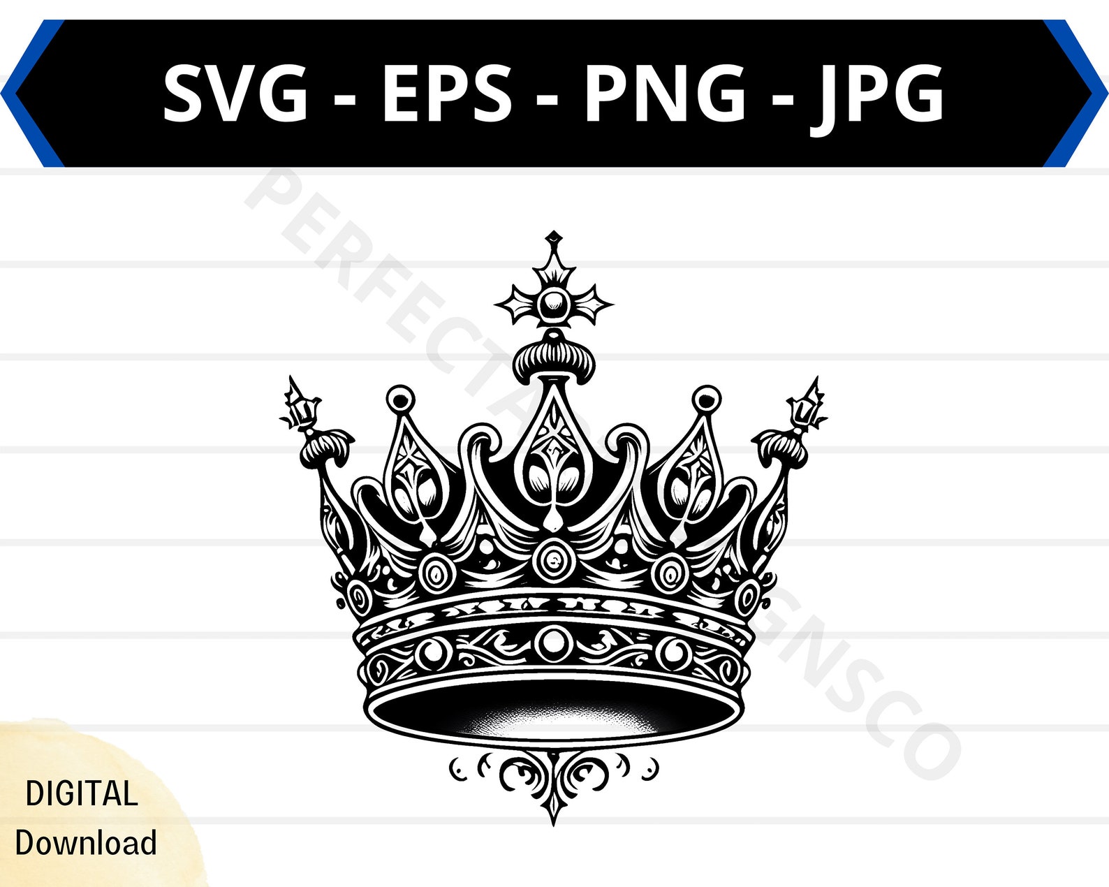 Crown Vector Illustration Tattoo Svg, Crown Shirt Design Image Cutting ...