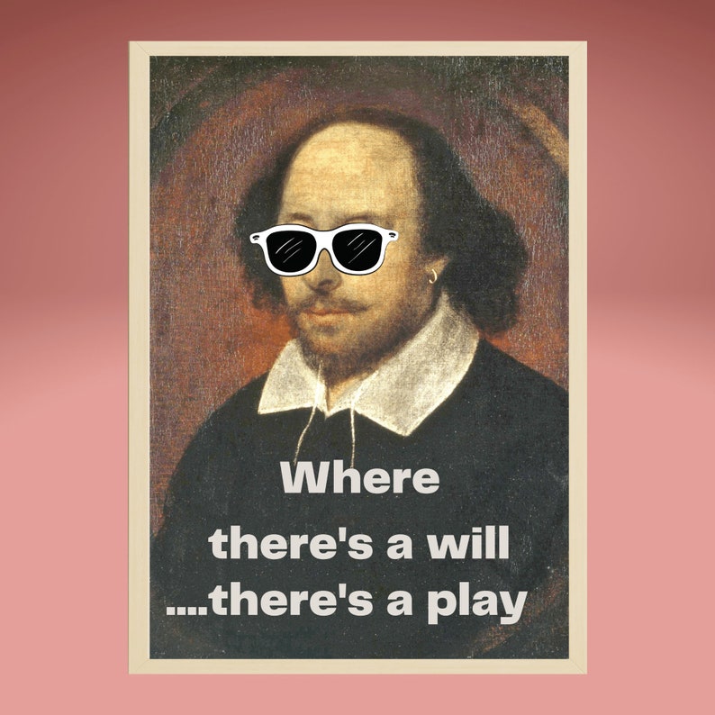 Funny Shakespeare English Poster Set Bundle of 6 Funny - Etsy